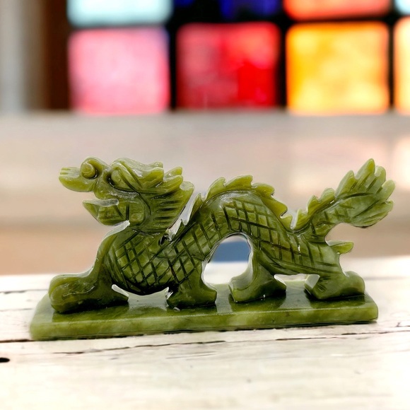 Healing Stones And Crystals | Accents | Nephrite Jade Artisan Carved ...